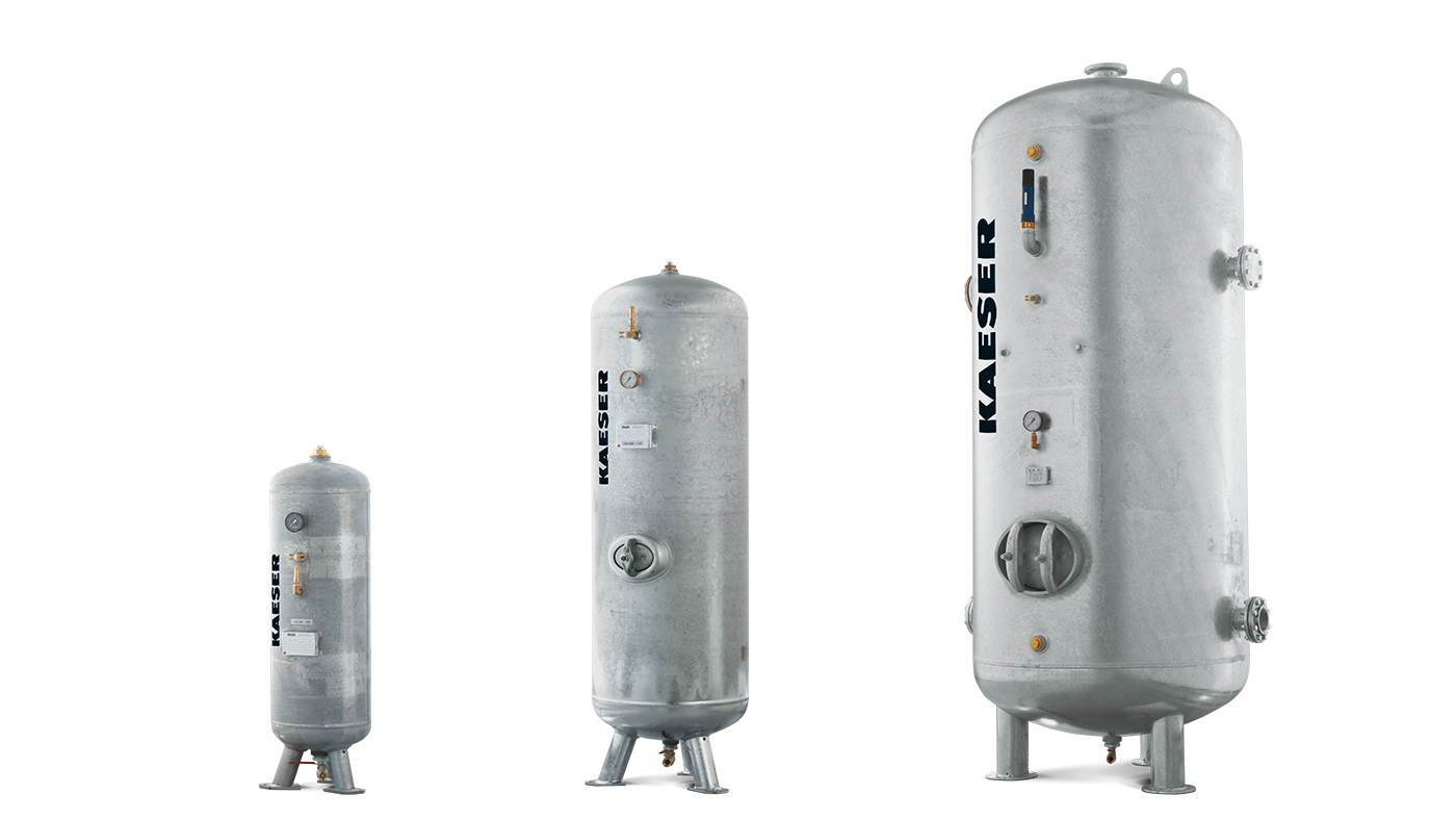 Compressed air storage solutions from Kaeser Compressors